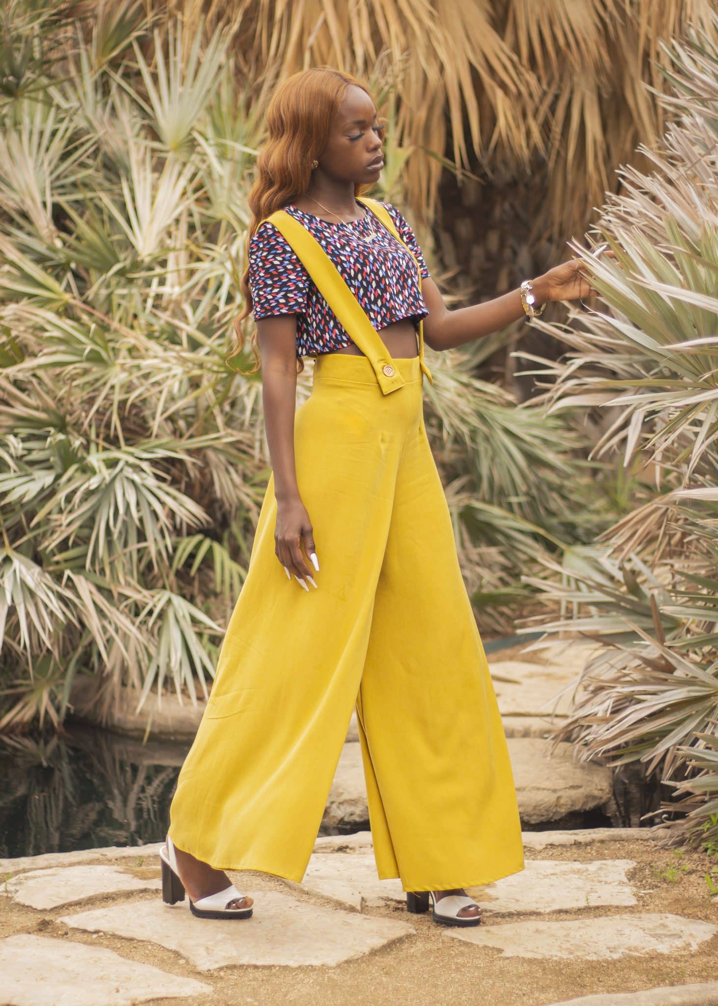 Yana Wide-Leg Jumpsuit & Crop Top Set – Lena M. Collection